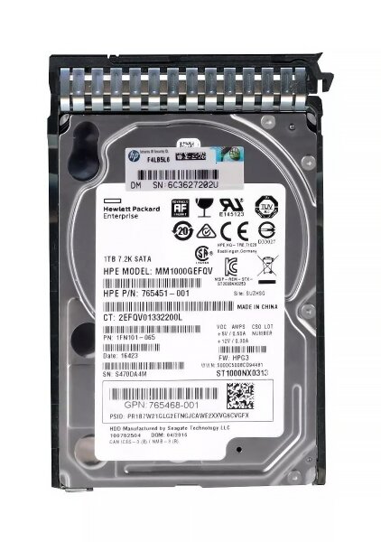 Жесткий диск HP 1FN101-065 1Tb 7200 SATAIII 2,5" HDD