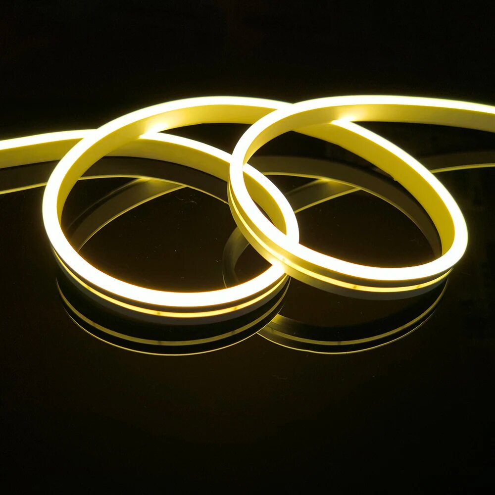 Лента неонового свечения 5м 10м 15м 20м 12V LED SMD 2835 120 светодиодов/м IP67 водонепроницаемая DIY мягкая световая планка для декора