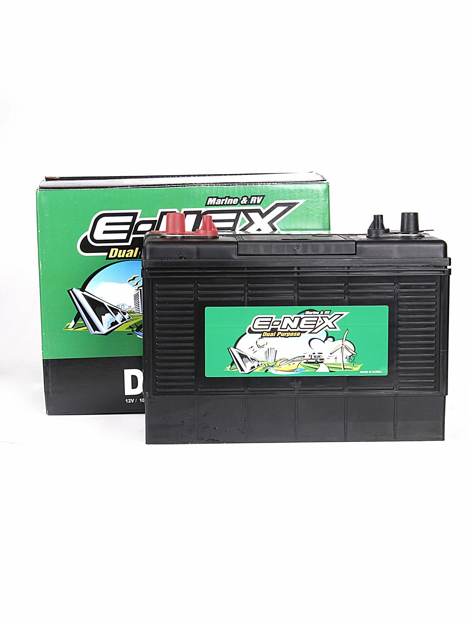 Морской аккумулятор E-NEX Dual Purpose DC31MF 100Ач L+ EN800A 330x172x242 B00