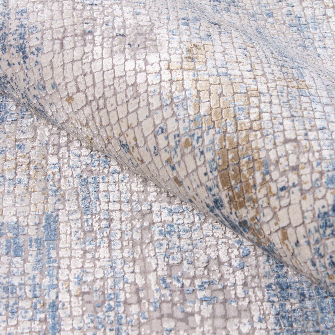 Ковер, Прямой, Бежевый, Синий, Золотисто-жёлтый, Современный, на пол, в гостиную, спальню, в ассортименте (80 см. на 150 см.)