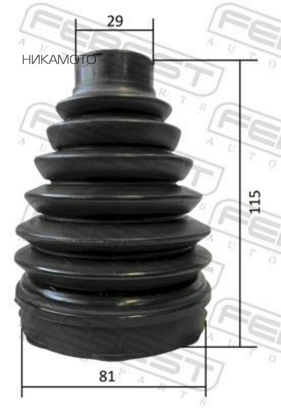 FEBEST 3215P-ESCIV пыльник ШРУС внутренний комплект PVC 81X115X29