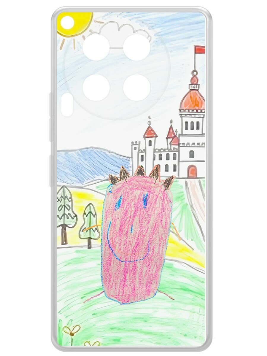 Чехол-накладка Krutoff Clear Case Король Рамбутан для TECNO Camon 30 5G