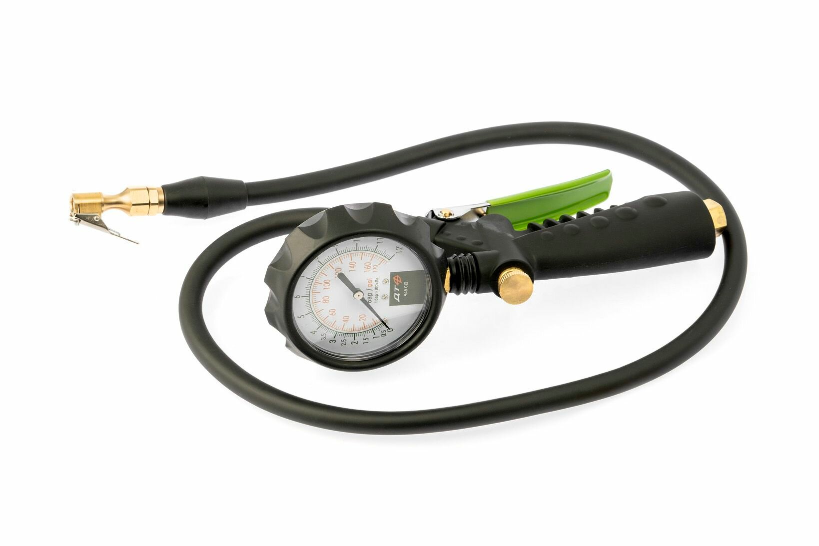 Пистолет с эргономичным корпусом для подкачки шин 0-12 бар, Дело Техники, 945012