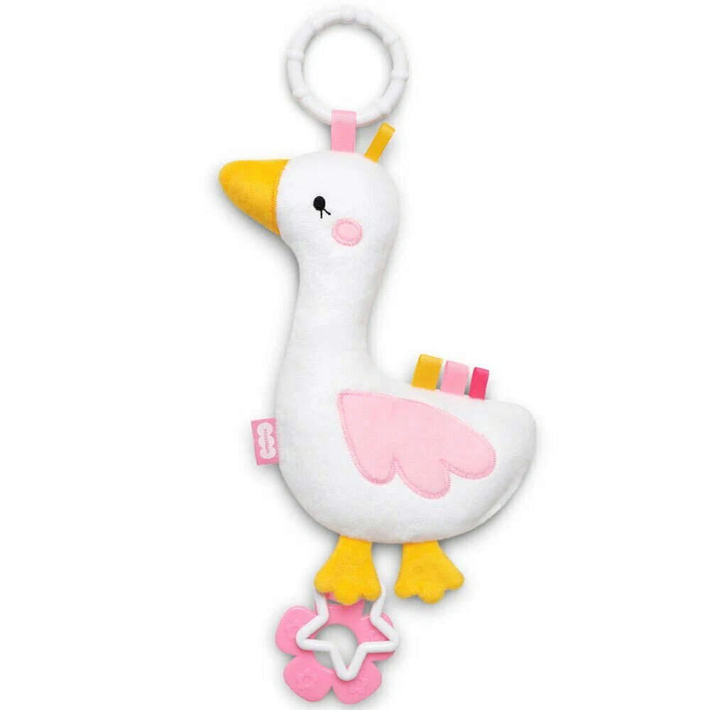 Игрушка мягконабивная Мякиши подвеска Хрустящий Гусь 836