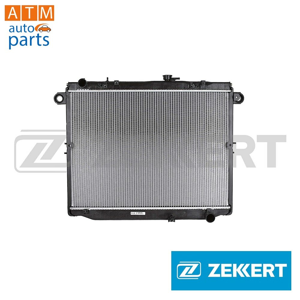 Радиатор охлаждения двигателя Toyota Land Cruiser J100 98- Lexus LX 470 (UZJ100) 98- Zekkert mk-1388 OEM 1640050200