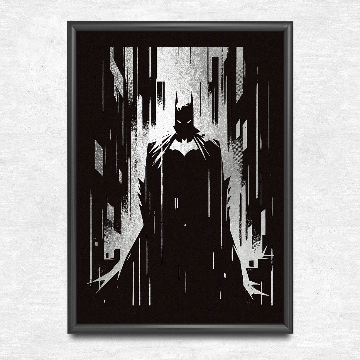 Постер на стену Бэтмен / плакат интерьерный Batman. Бетмен. Темный рыцарь. Супергерой