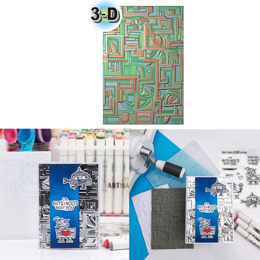 Папка для тиснення 3D Embossing Folder — фото 1