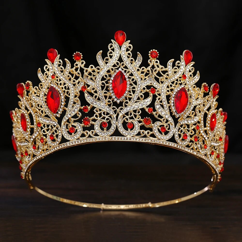 Королевская тиара из металла golden