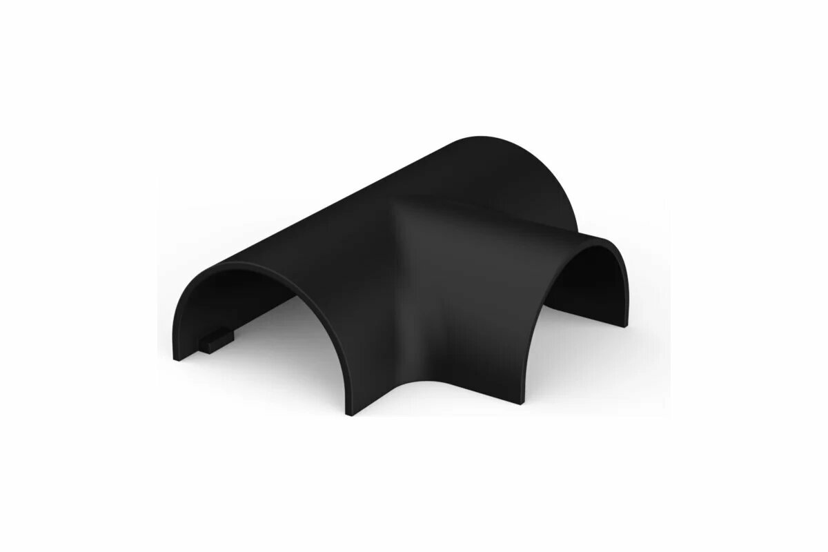 Systeme Electric Тройник кабель-канала MultiSet 20x12 антрацит IMT20124BK для монтажа