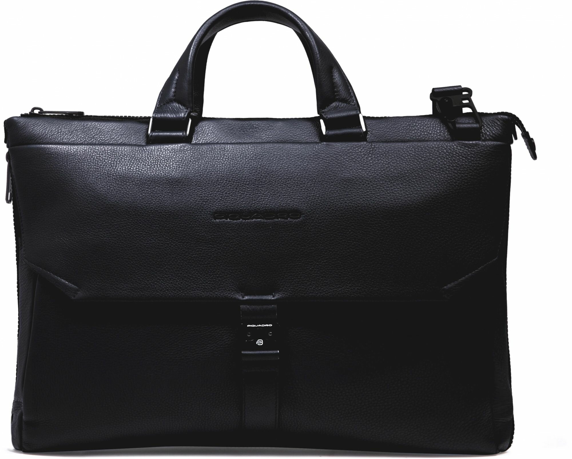 Деловая сумка Piquadro Than CA4021S135/N с отделением для ноутбука черный натуральная кожа