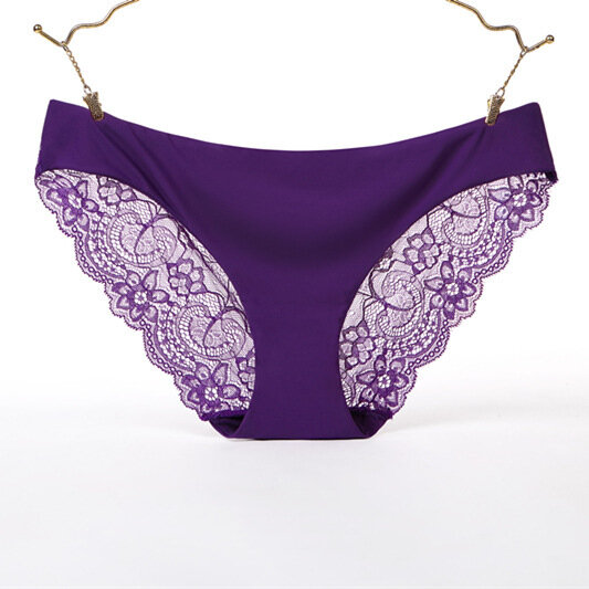 Женские кружевные трусики-бикини, хлопковая ластовица, низкая посадка, летние, сексуальные