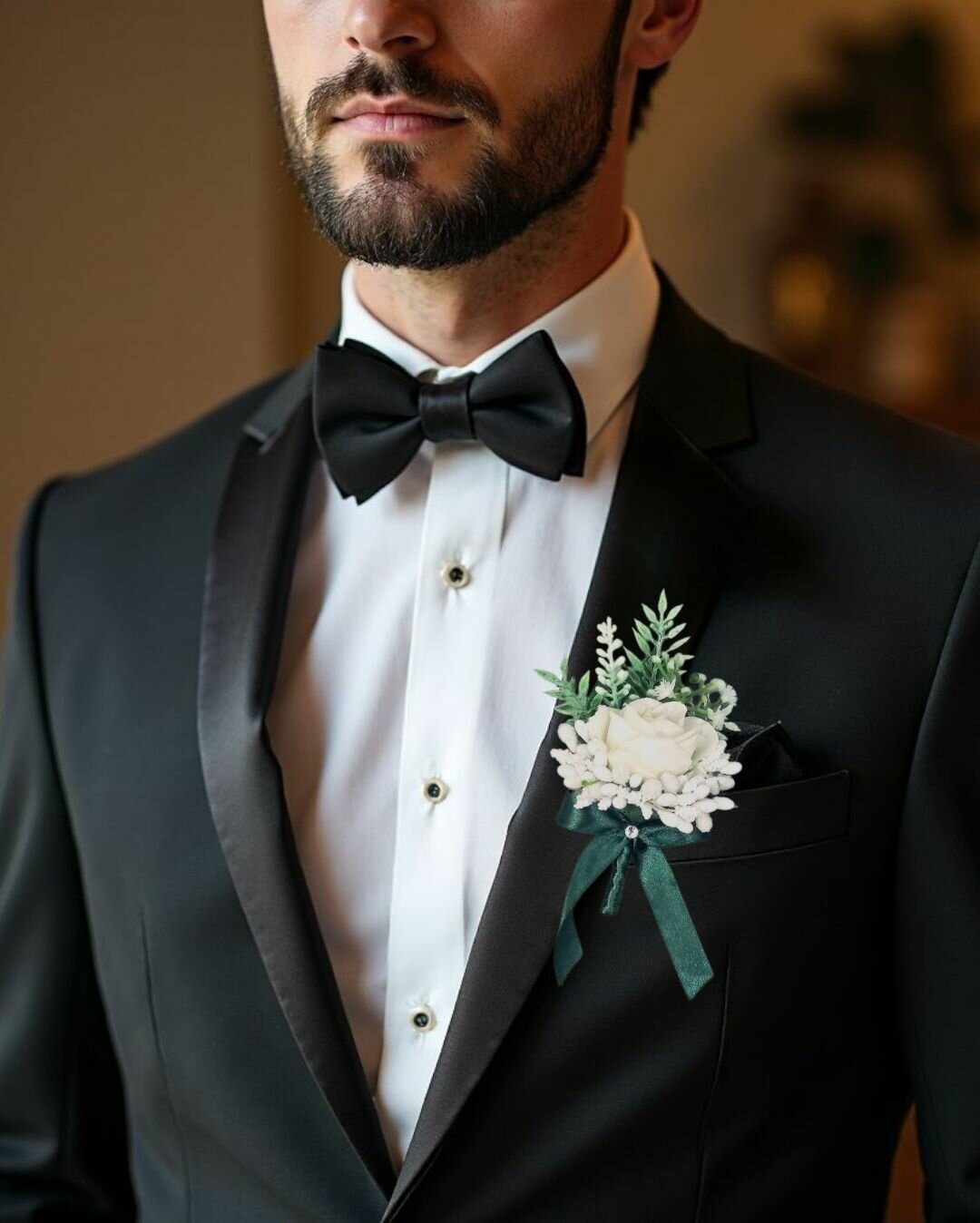 Бутоньерка для жениха или свидетеля