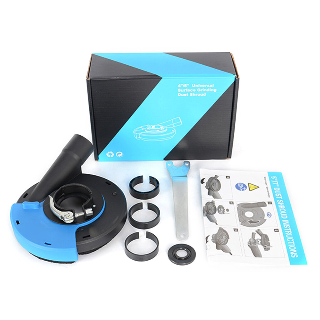 Практичный Пылезащитный Кожух Угловой Шлифовальной Машины 17 см/6,69 " Пылезащитный Чехол для Камня, Бетона, Шлифовального Диска, Инструмента Для Сбора Пыли