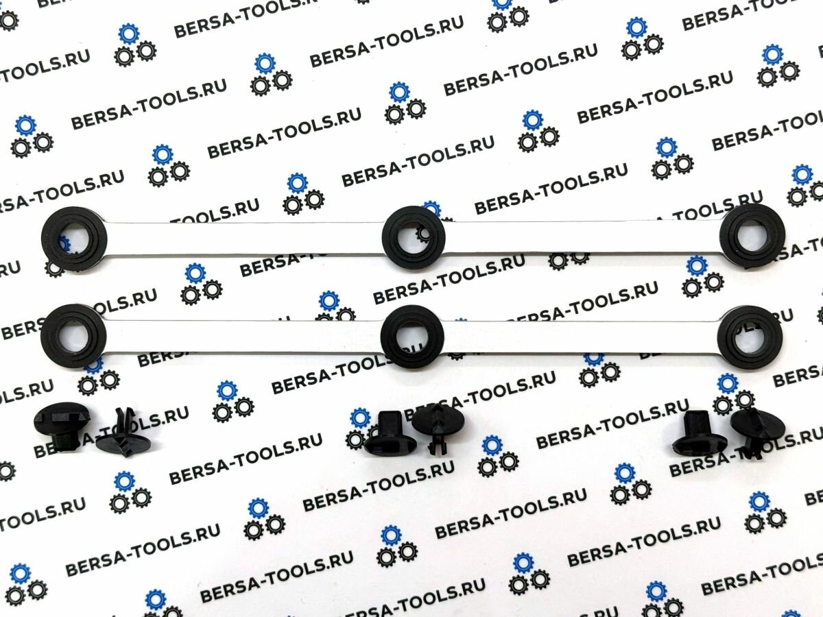 Ремкомплект тяг заслонок впускного коллектора Mercedes OM 642 (без датчиков положения вихревых заслонок на моторе) Комплект №1