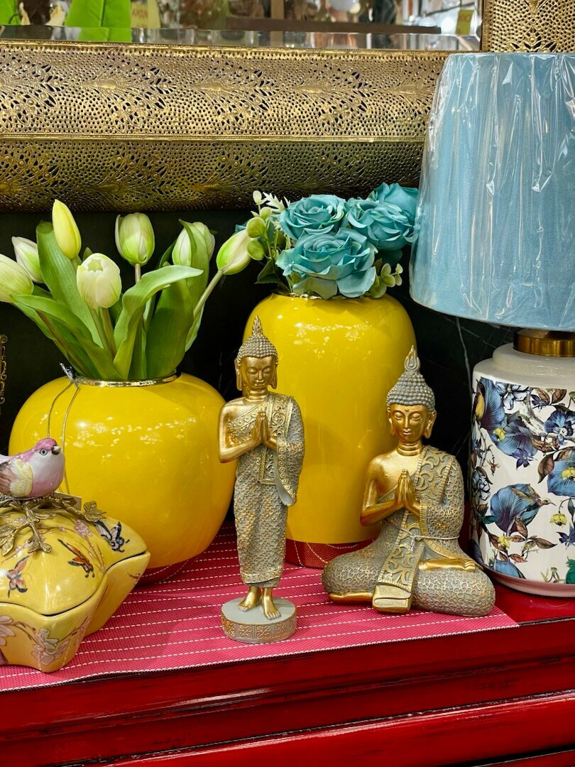 Статуэтка Будда Casaentera CE12-10664321 золото 70х60х235h