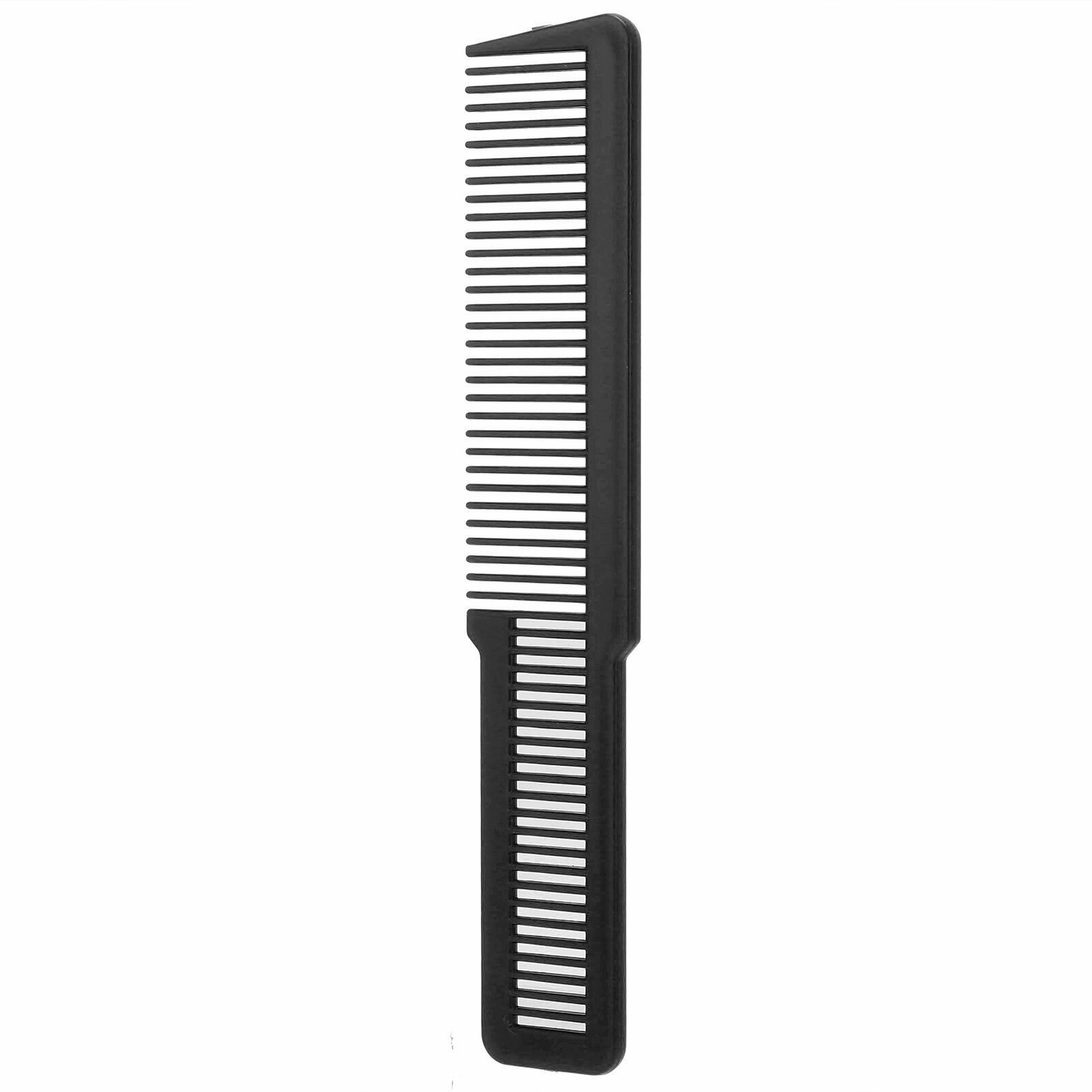Professional Pocket Comb Fine Wide Tooth Barber Comb Hairdressing Comb for All Hair Types Black Plastic Length 20.4cm Width 3.8cm Comb Length 11cm 1 x Comb