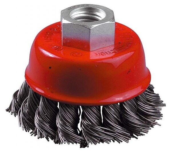 Щетка для УШМ, витая сталь, М14, 100мм Креост 7170100