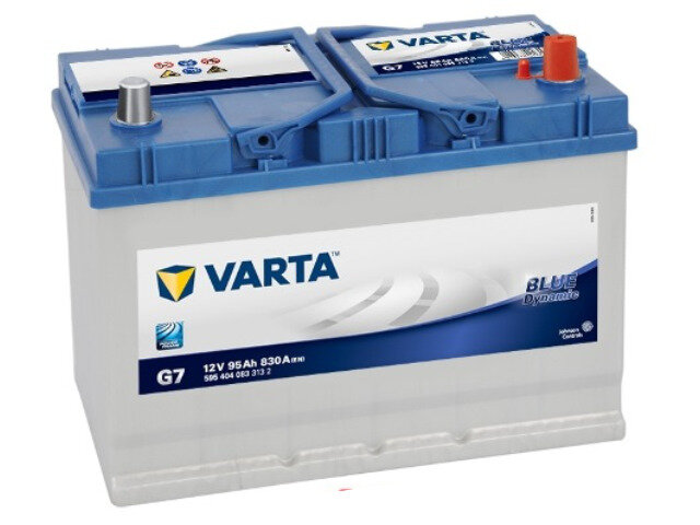 Аккумулятор VARTA Blue Dynamic G7 95 А. ч Обратная полярность. Азия (595 404 083)