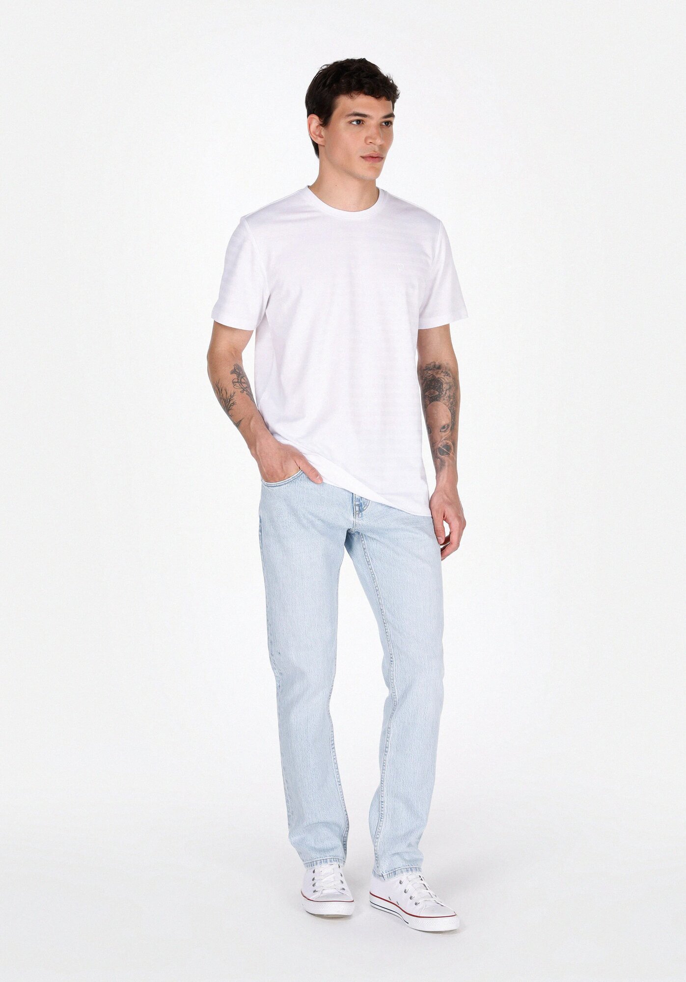 Джинсы зауженные 044 KARL Straight Fit 