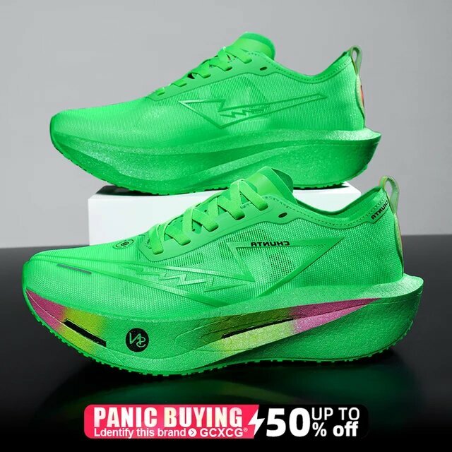 Кроссовки для бега с карбоновой пластиной, профессиональные, мужские, спортивные, дышащие и легкие, женские, удобные, нескользящие, спортивные кроссовки