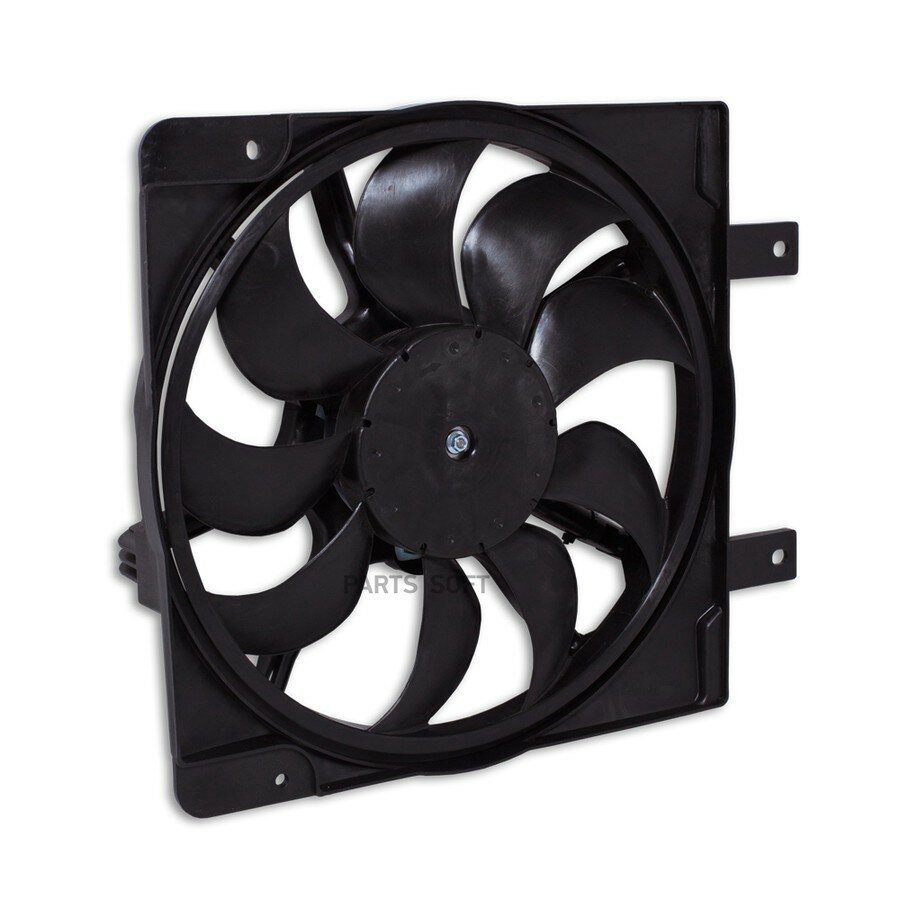 Вентилятор охлаждения двигат электрич 2170 Приора с кожухом (c конд. P) (пекар) от официального дистрибьютора, PEKAR, артикул 217201332025