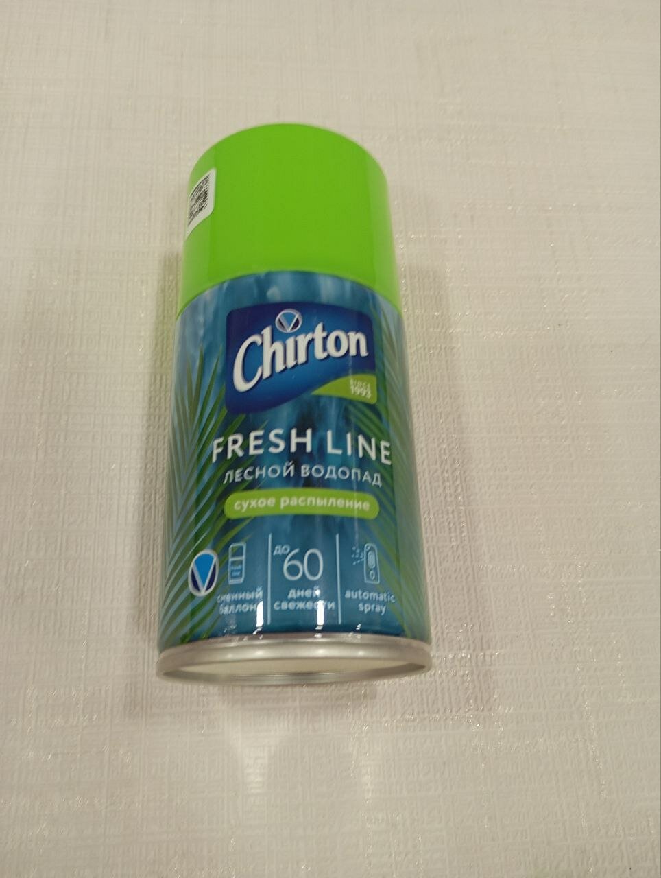 Освежитель воздуха Chirton "Лесной Водопад" сменный баллон для дома, туалета и ванны, сухое распыление, 250 мл