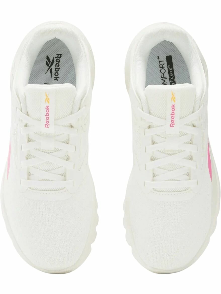 Кроссовки Reebok Flex Point Trainer W, полнота F, размер 7,5 US, бежевый/розовый — фото 1
