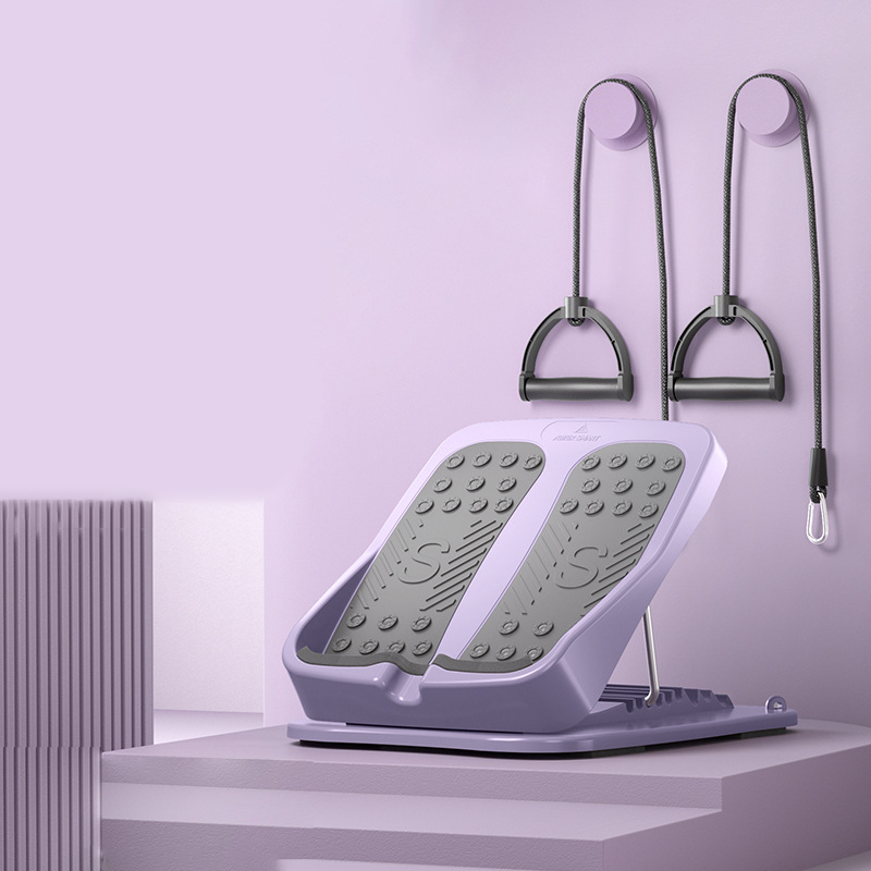 Доска для растяжки, растяжка икроножных мышц, 9-уровневая регулируемая доска с резиновыми лентами для растяжки, поддерживает 1100 фунтов, для лечения фасцита стопы, физической терапии, упражнений для ног, сухожилия Ахиллеса, домашний спортзал, 1 шт.