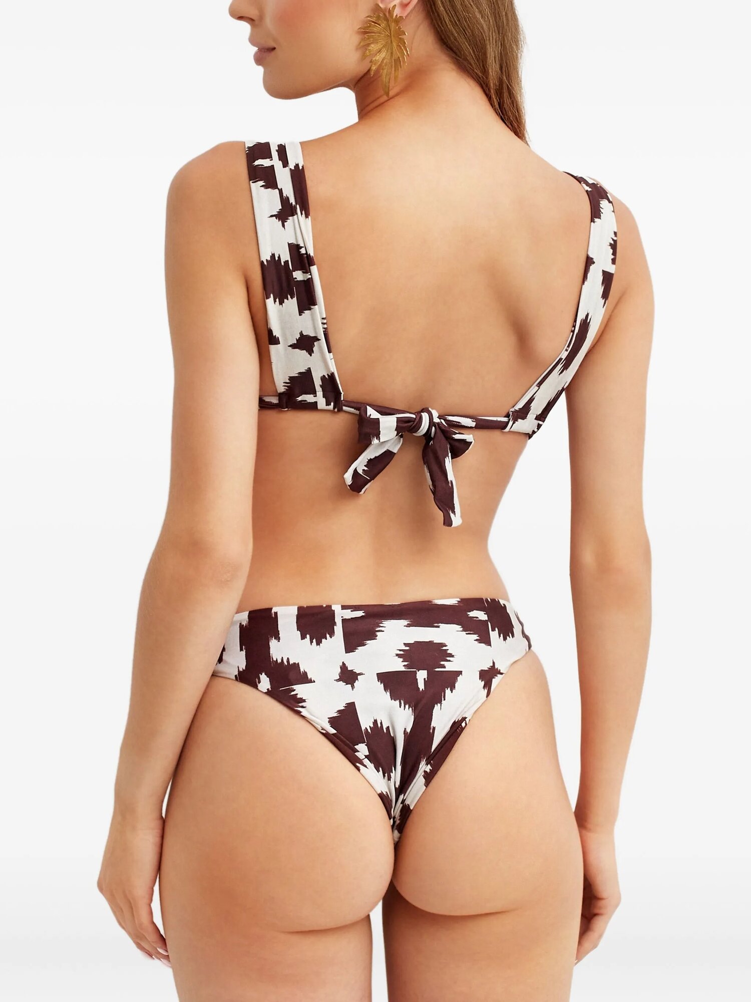 Купальник Lenny Niemeyer, размер L, коричневый — фото 1
