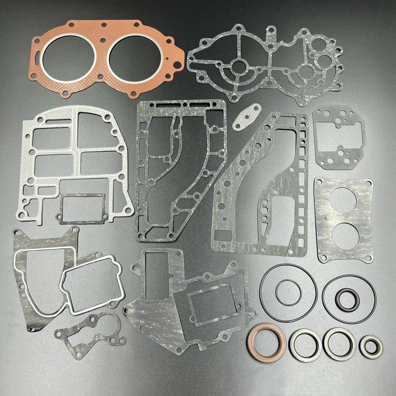Ремкомплект мотоголовки 6F6 Yamaha 40J (Kacawa), OEM: 6F6-W0001-02