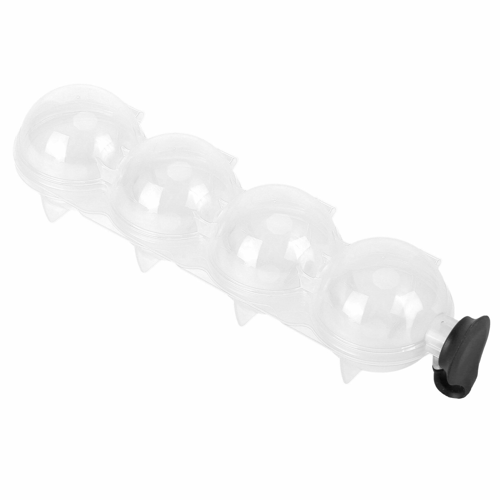 2 шт. форма для ледяных шаров, 4 отверстия, полипропиленовая круглая машина для изготовления кубиков льда с силиконовой крышкой для изготовления льда