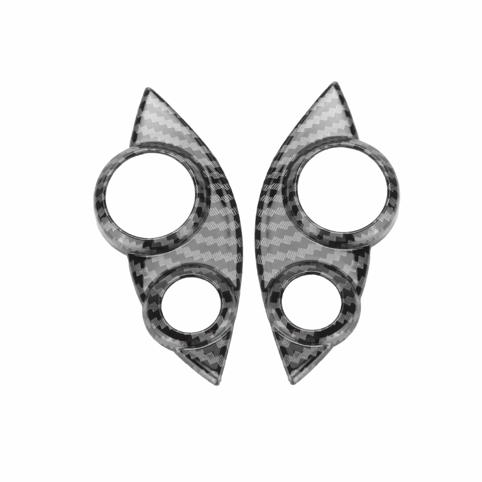 Крышка кнопок рулевого колеса из углеродного волокна, замена накладок для Smart Fortwo/Forfour 453 2015-2021