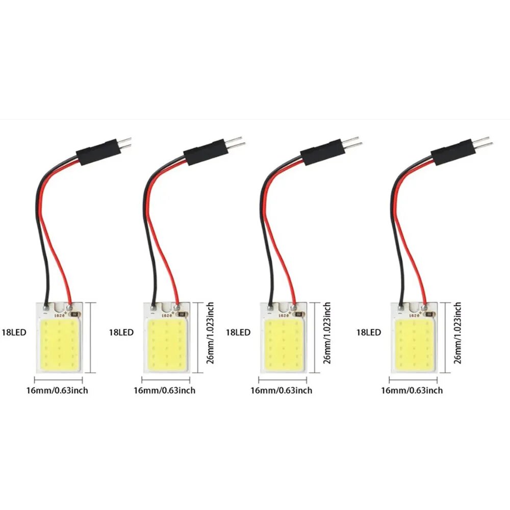 18LED COB лампа 4шт для авто