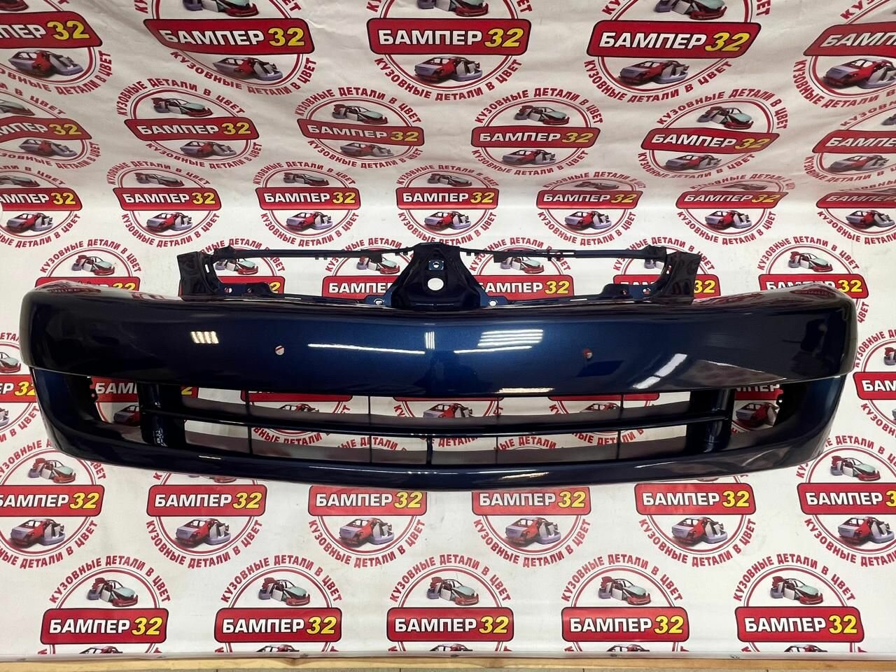 Бампер Митсубиси Лансер 9 рестайл, цвет Синий Т54
