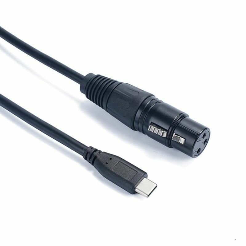 Аудиокабель TYPE C male digital audio to XLR female аудиокабель and female-TYPEC