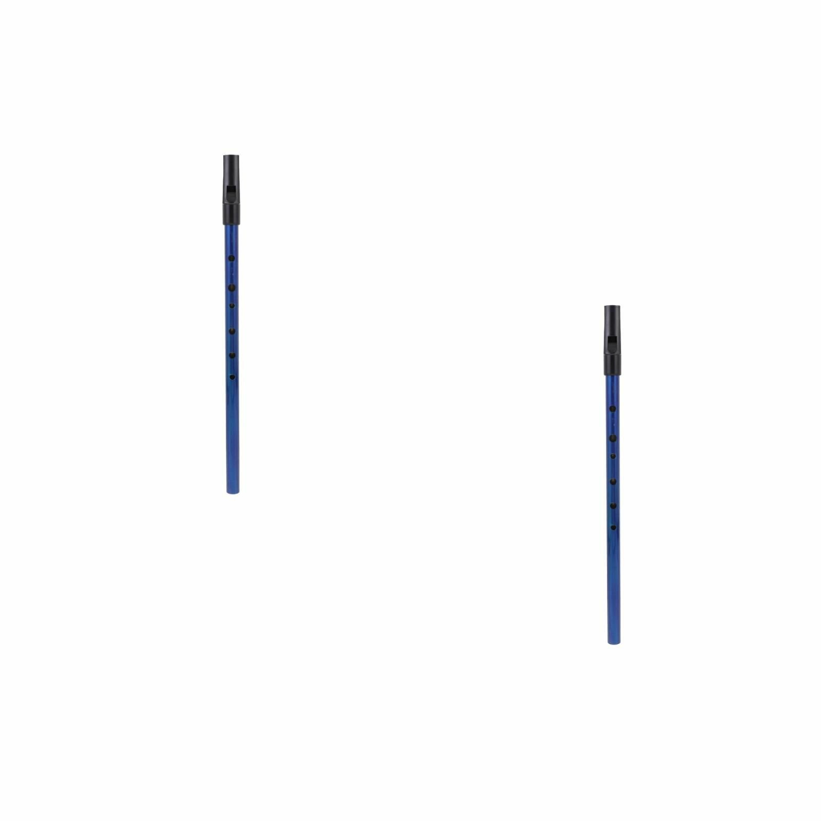 Металлическая музыкальная сопрано-флейта с 6 отверстиями для детей, комплект из 2 штук