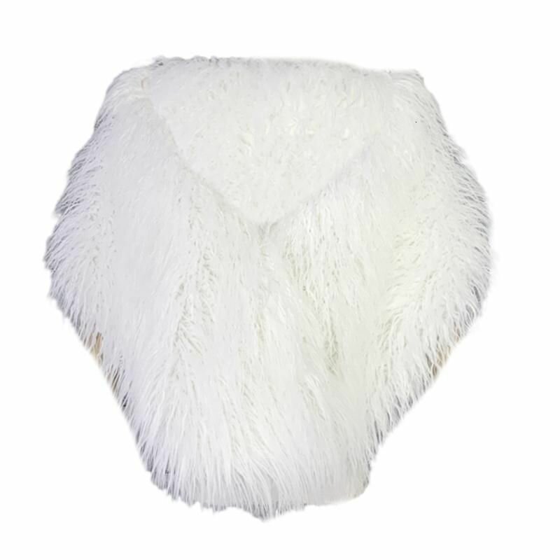 Элегантная плюшевая накидка для женщин с регулируемым плечевым покрытием в стиле 1920-х для косплея, Белый