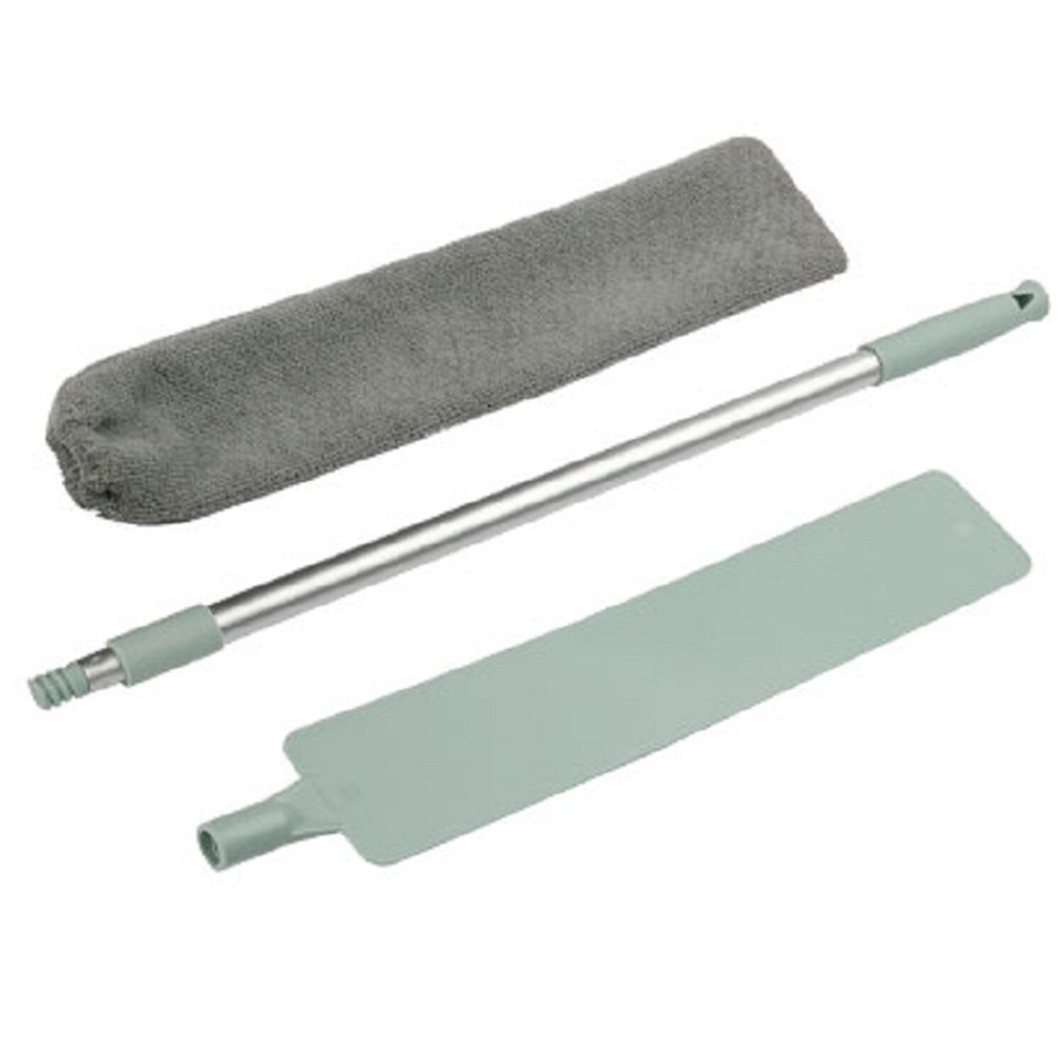 Микрофайберная щетка для уборки щелей, мойкабельный пылесос из микрофайбры с выдвижной палкой, длинная ручка, моп, гибкий, выдвижной щетки для щелей для дивана, кровати, мебели, дно, мокрый или сухой, количество: Тип 1 (Щетка+Палка+Панель); Тип 2 (Щетка)