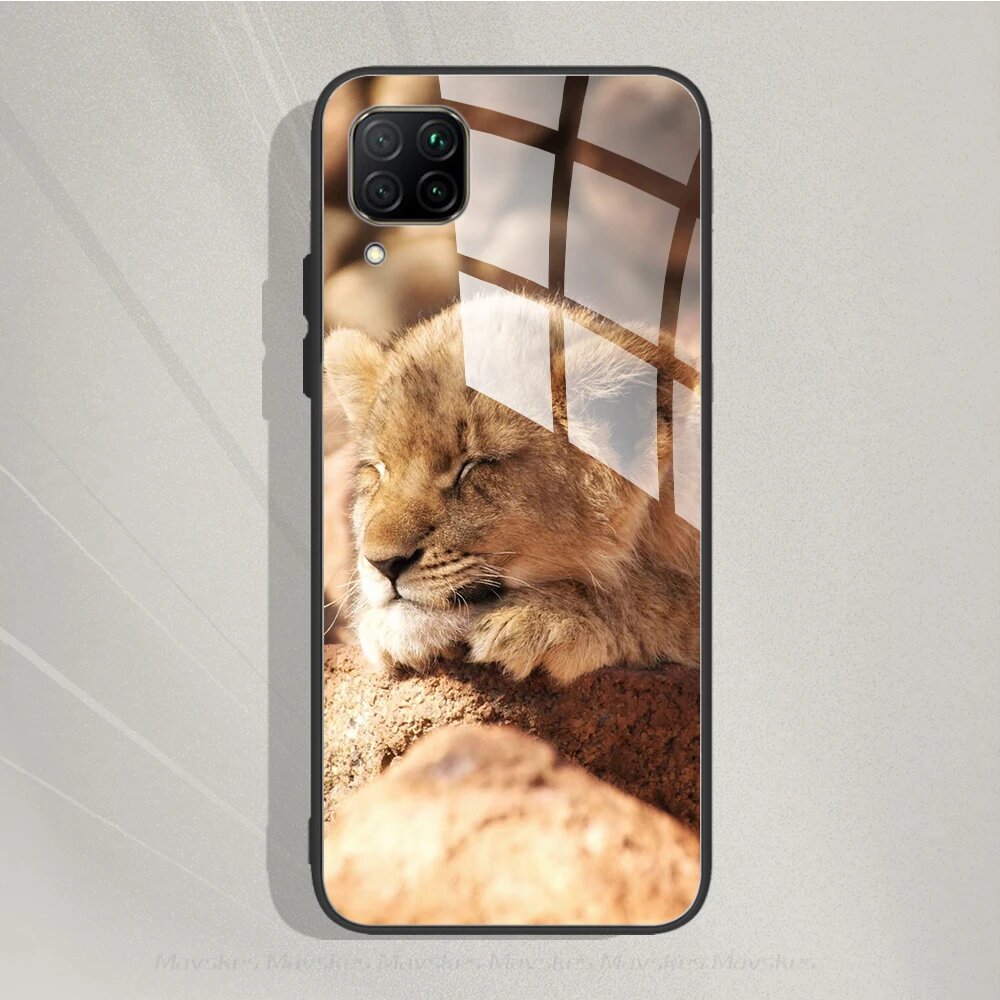Чехол Huawei P40 Lite/Nova 7i, стекло, Цвет: 01563