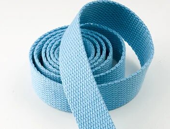 Хлопковая лента 3 метра 25/32/38 мм Sky Blue, 38mm