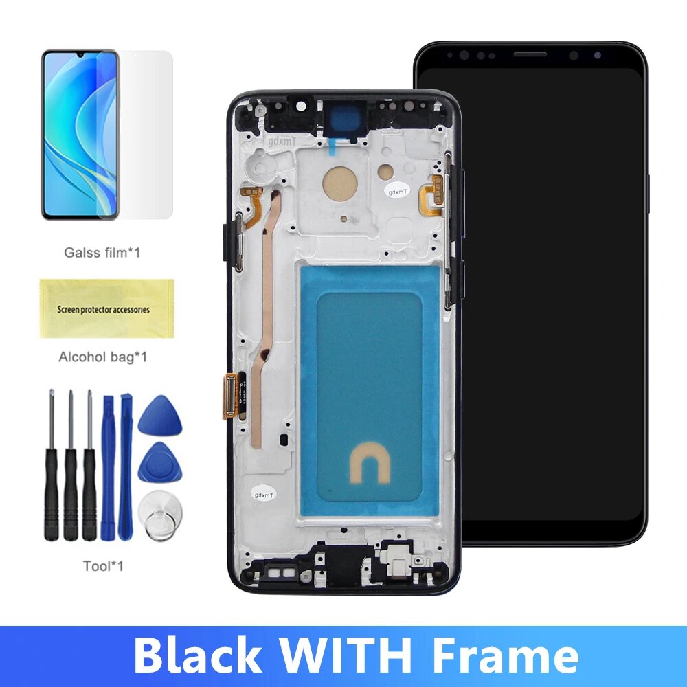 S9Plus Super AMOLED-экран для Samsung Galaxy S9 Plus ЖК-дисплей G965F G9650, TFT Black Frame
