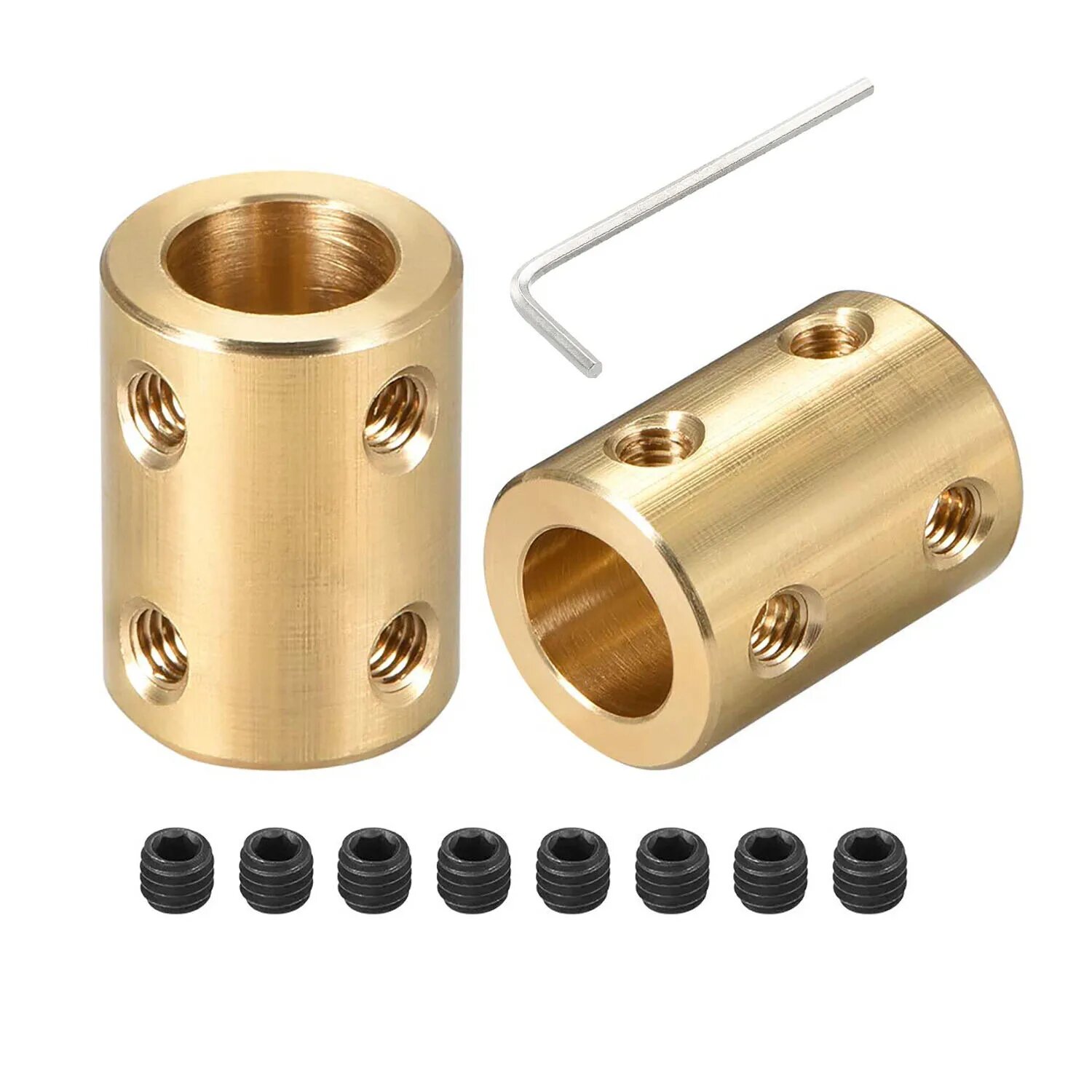 Латунная жесткая муфта вала двигателя 3-12 мм 3.17mm to 3.17mm