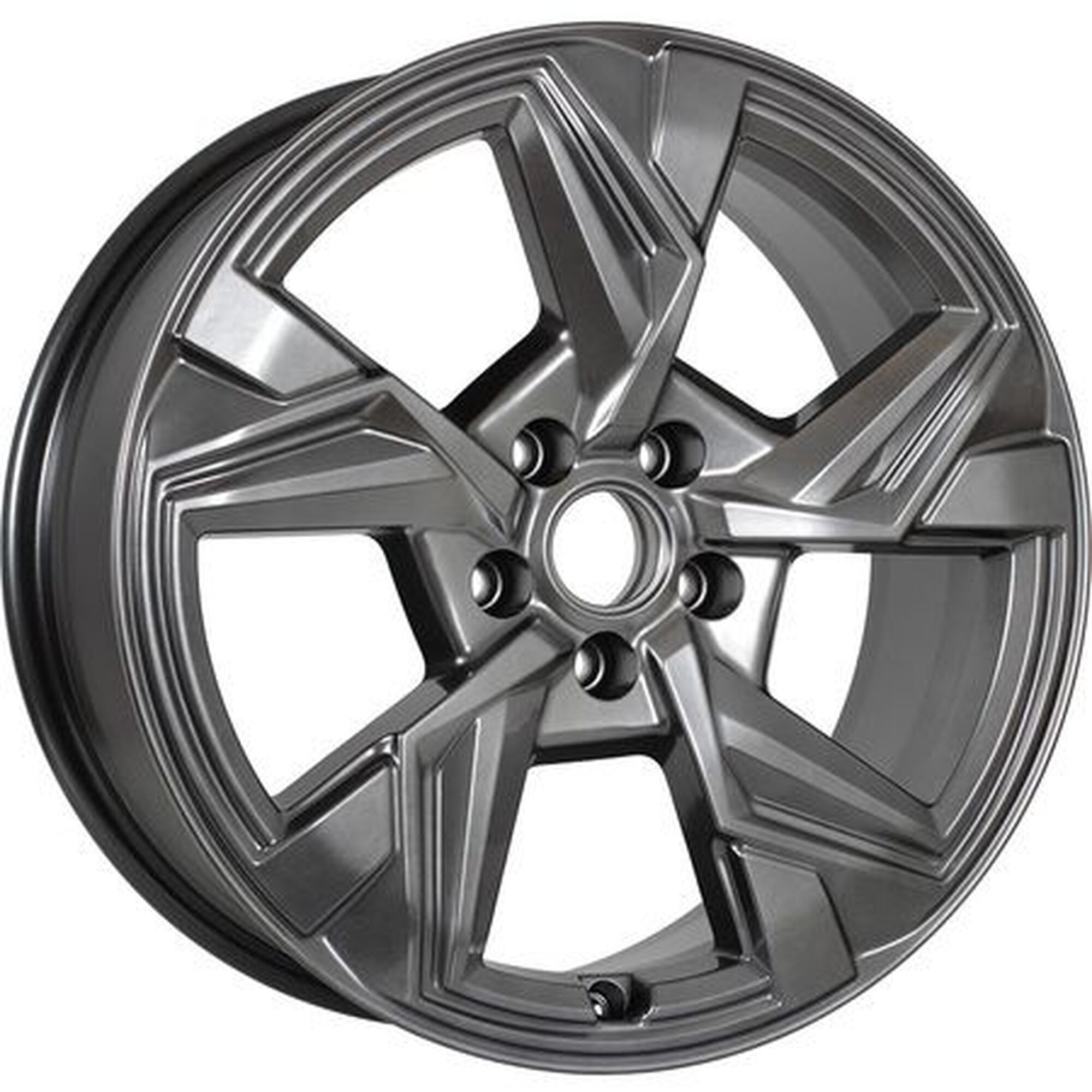 Колесный литой диск КиК Кайан R18x7.5 5x108 ET33 CB67.1 Dark_platinum