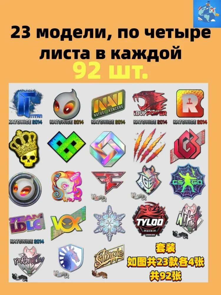 Набор наклеек