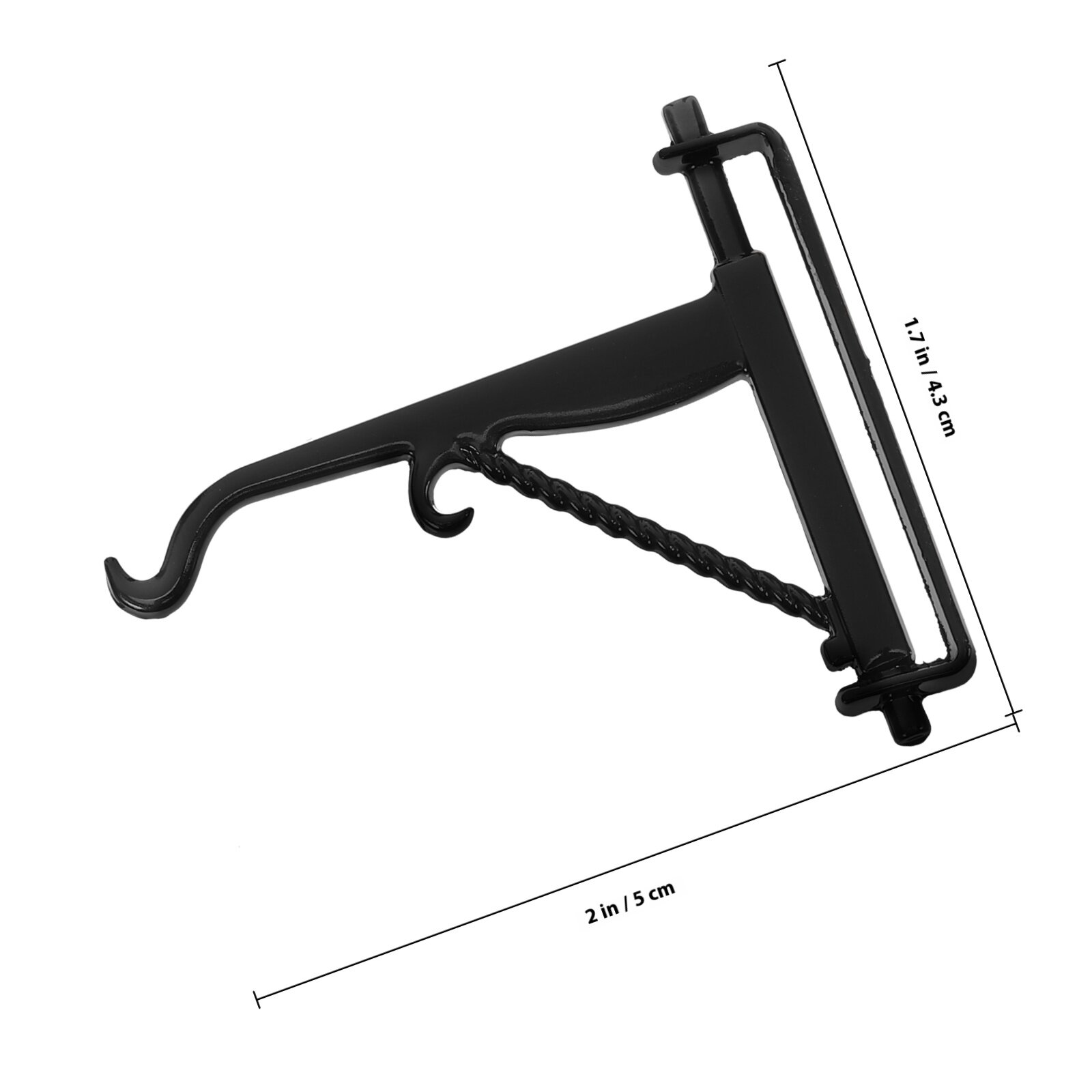 2 Шт Мини Крючки Для Домика Размером 5X4.3X0.5Cm Идеально Подходят Для Рождественских Украшений И Миниатюрных Декораций
