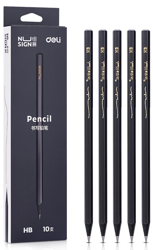 Карандаш Deli NS722-HB Nusign HB шестигран