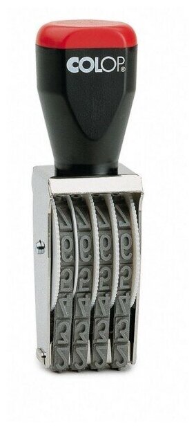 Нумератор COLOP ленточный 4 разр, 12мм 12004