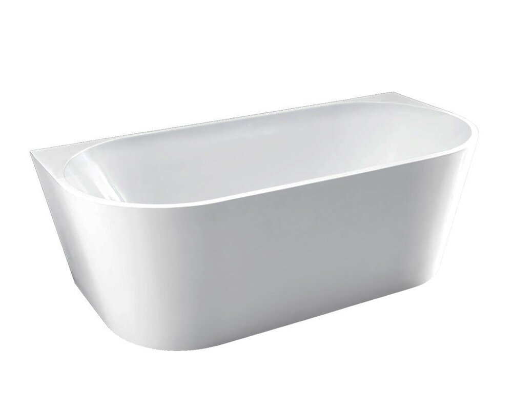 Ванна акриловая Vincea 180 x 80 x 58 см, слив-перелив в комплекте, белый, VBT-421-1800