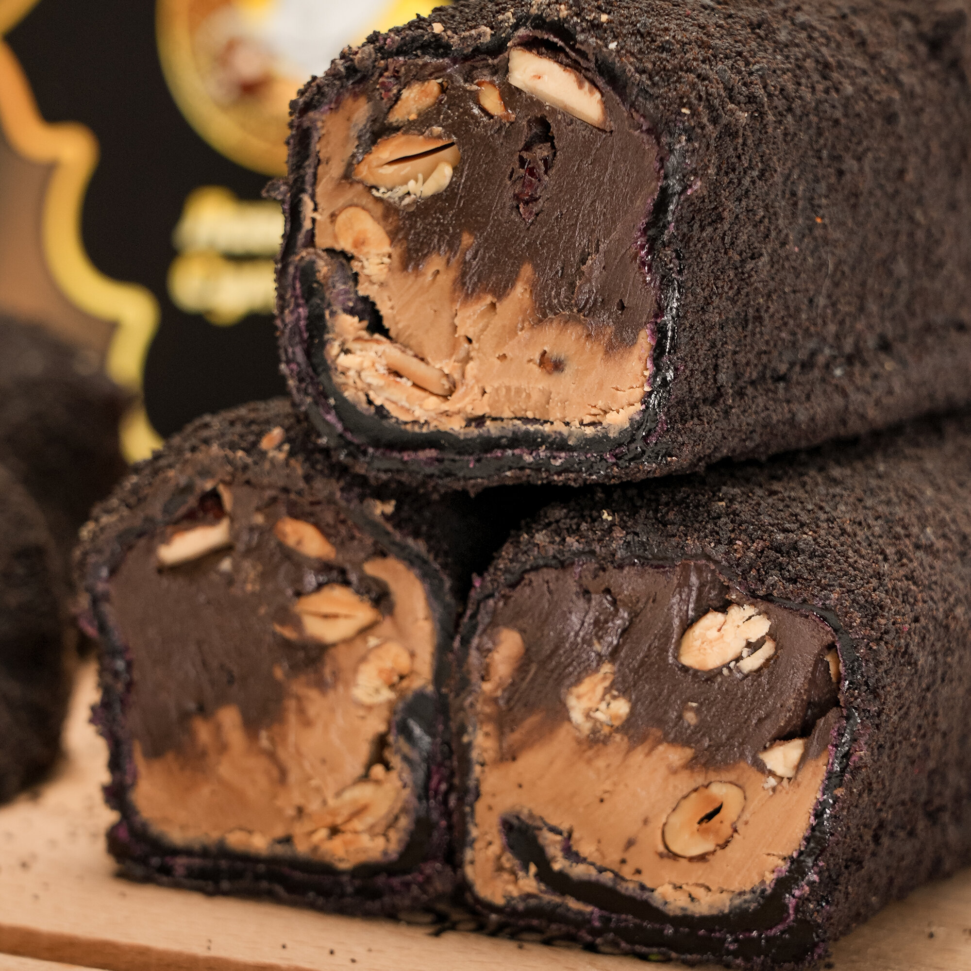 Лукум коктейль брауни с карамельным кремом и фундуком 500 гр. Турция