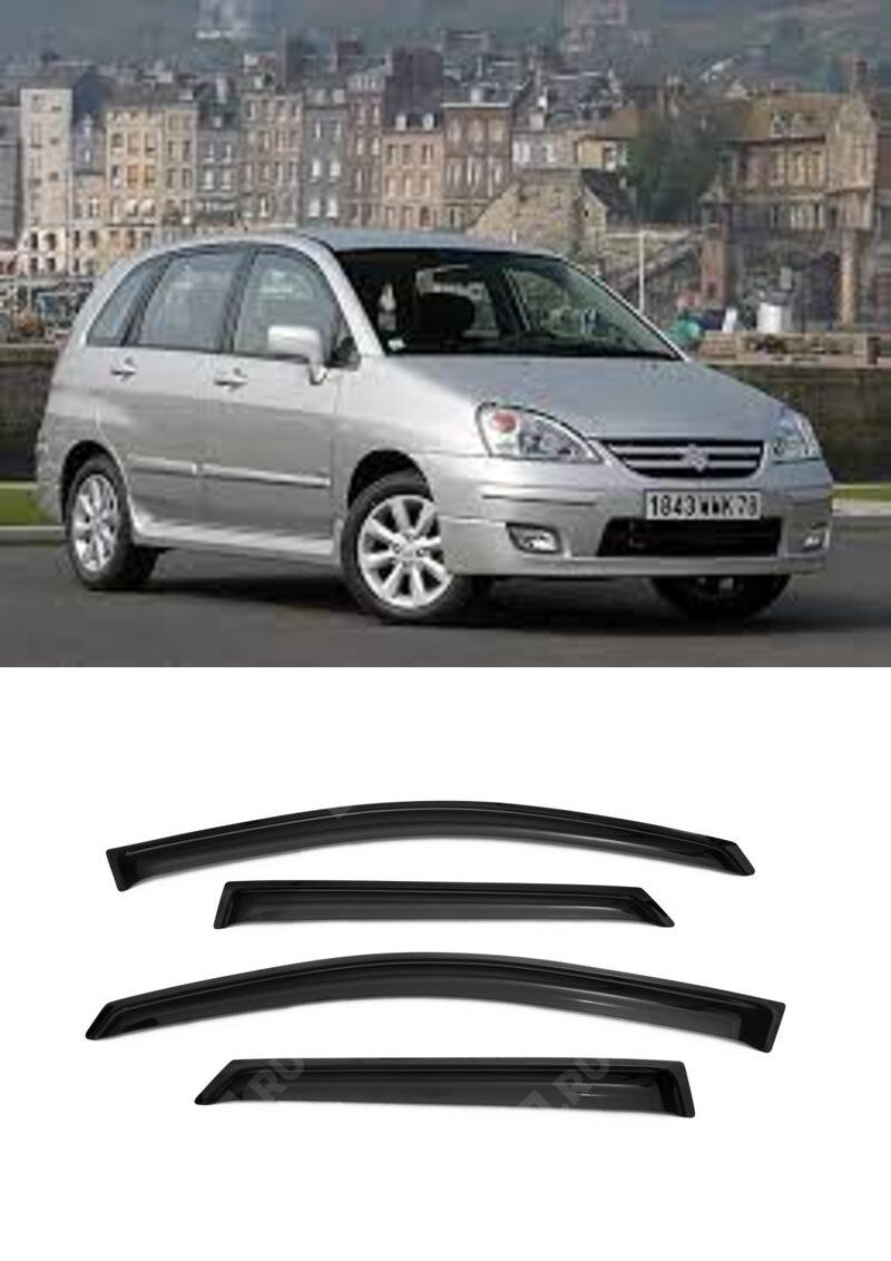 Дефлекторы боковых окон SUZUKI Liana универсал 2001-2008